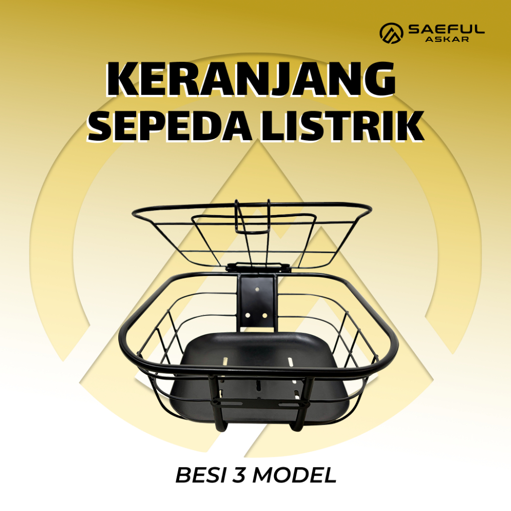 Jual Keranjang Depan Besi Box Bagasi Barang Sepeda Listrik | Shopee ...