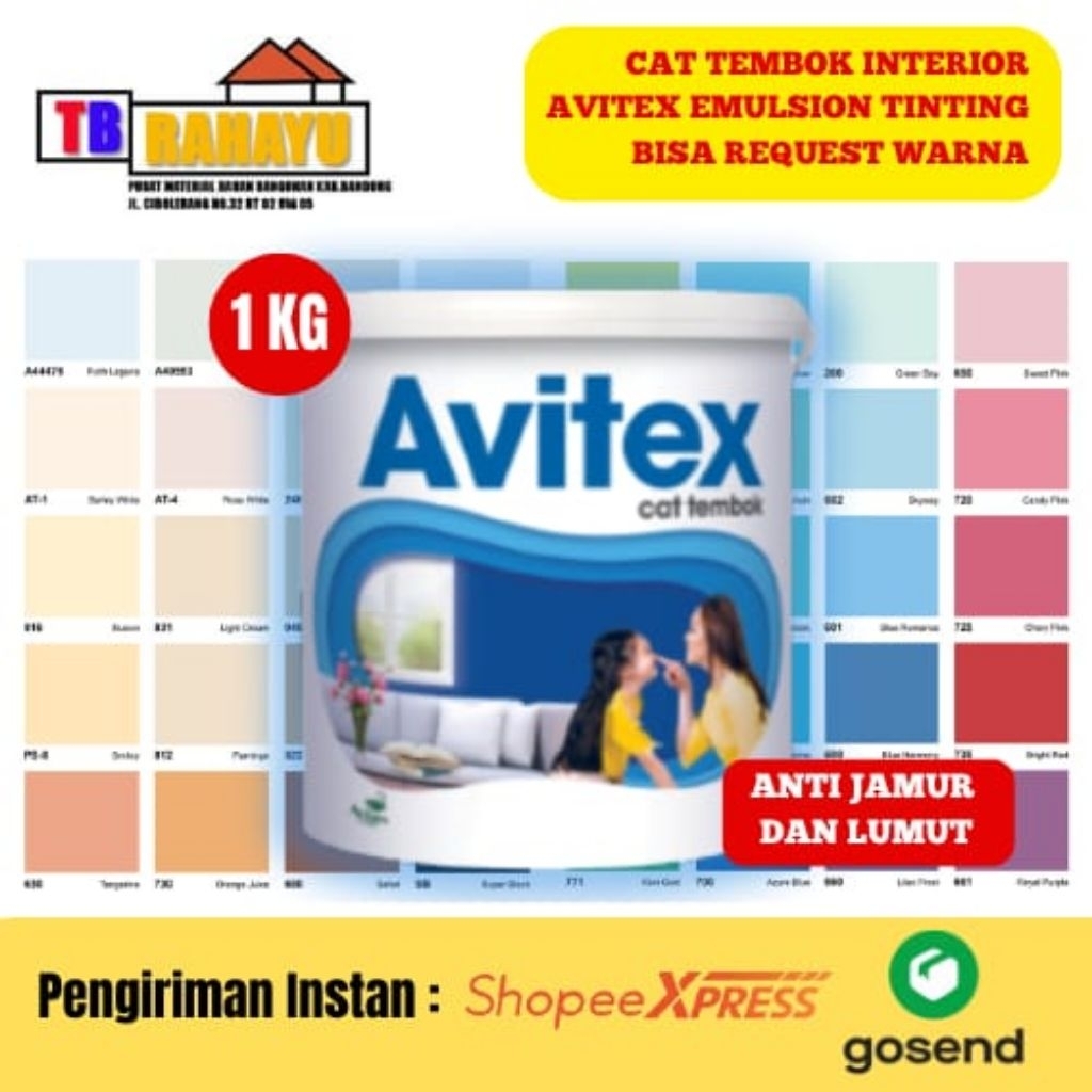 Jual Cat Avitex Terlengkap & Harga Terbaru Mei 2026 | Shopee Indonesia