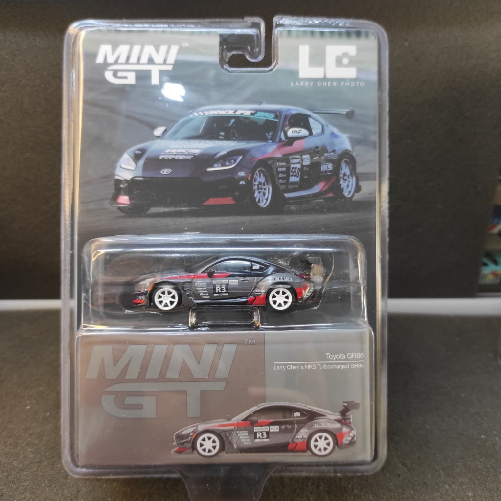 Jual Mini GT 820 Blister Toyota GR86 Larry Chen's HKS Turbocharged GR86 ...