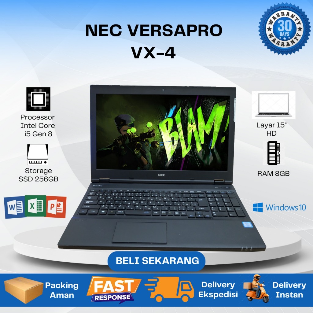 Jual Nec VersaPro VX-4 Intel Core i5 Gen 8 Ram 8GB SSD 256GB 15inch ...