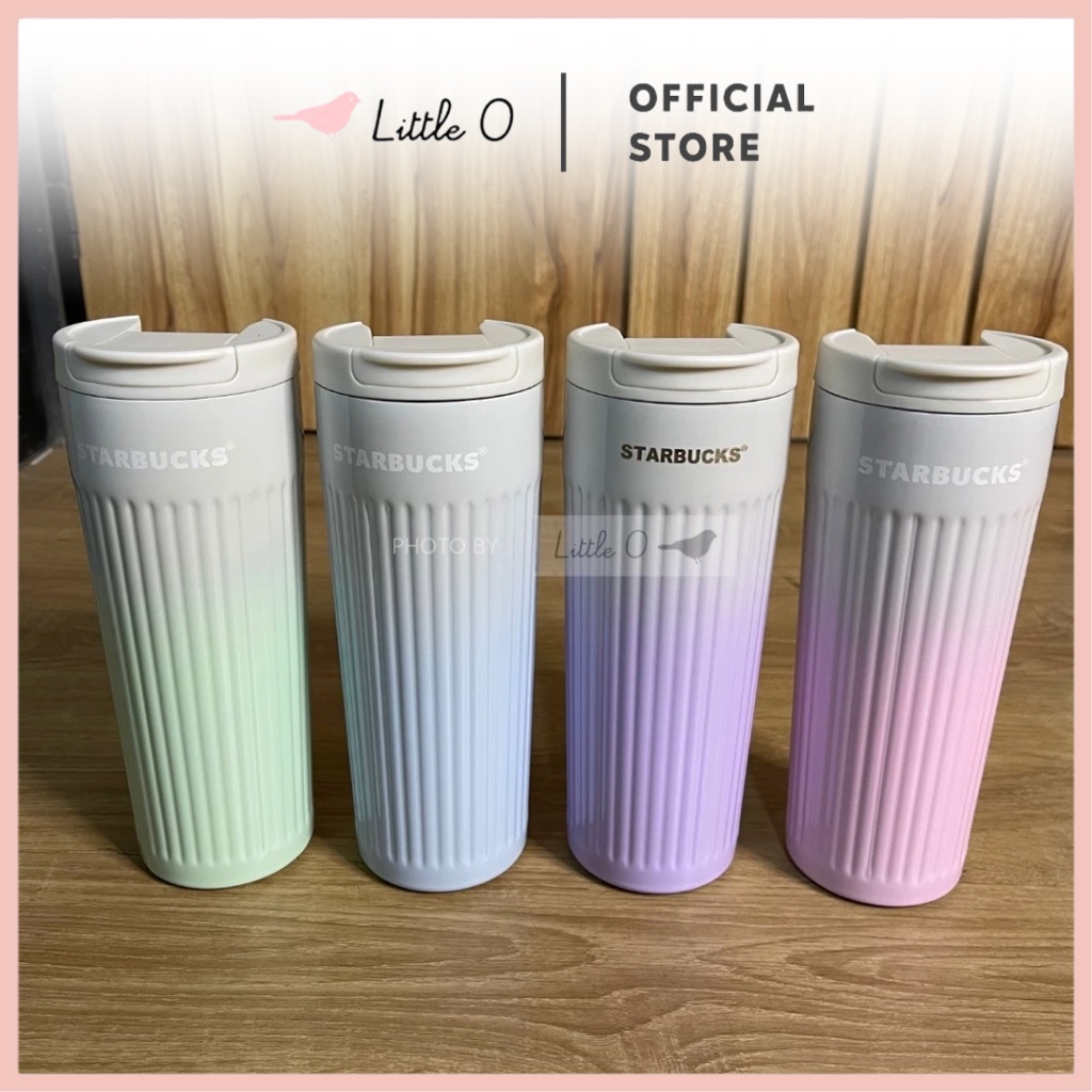 Jual LITTLE O Tumbler Starbucks Latte Coffee Botol Striped Stylish ...