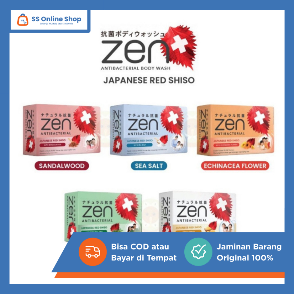 Jual Zen Sabun Batang Merah (All Variant) – 1 Karton Isi 72 Pcs | Sabun ...