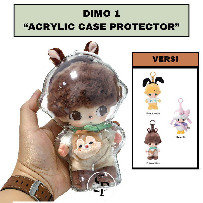 Jual [DIMOO READY] PREMIUM Labubu Acrylic Dimoo World Disney Hard Case ...