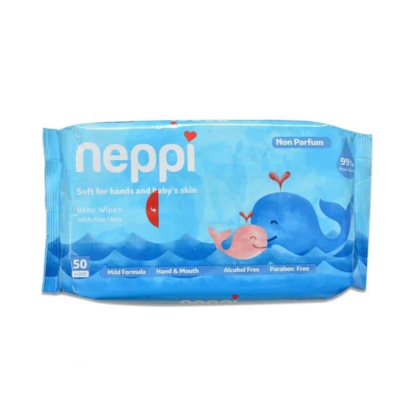Jual Neppi Baby Tisu / Tissue Basah Wipes Non Parfum | Shopee Indonesia