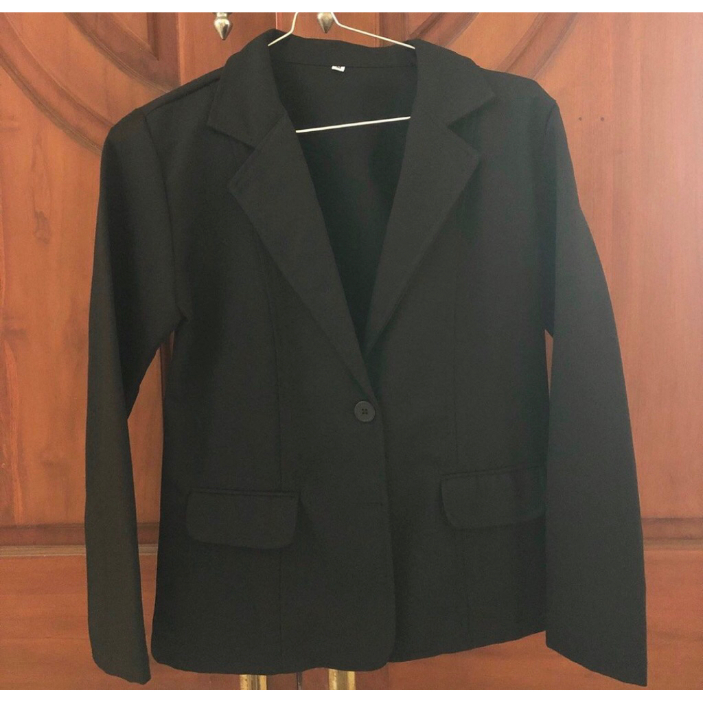 Jual Jas Blazer Wanita Jas Kerja Kantor Cewek Polos Pakaian Formal ...