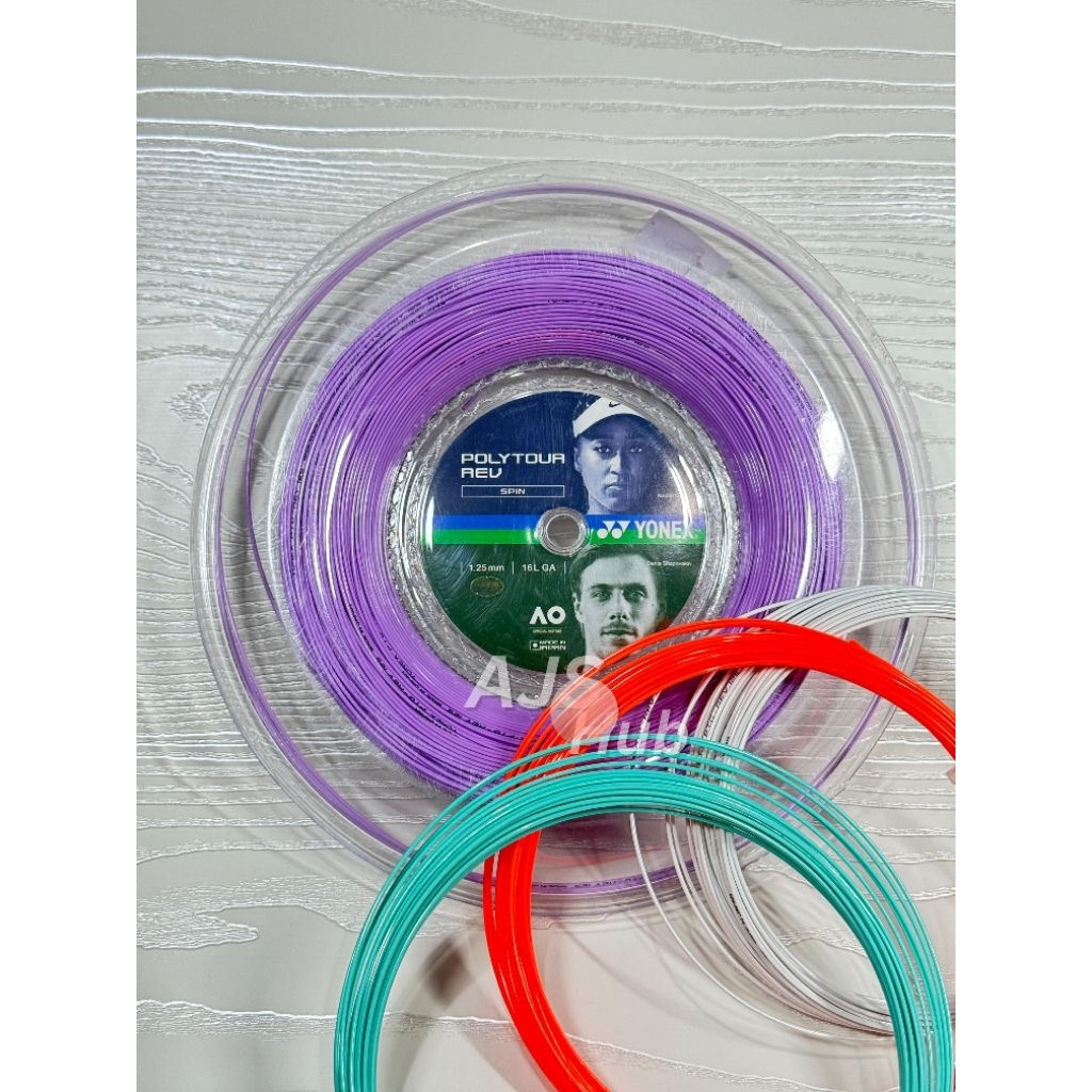 Jual Senar Tenis Yonex Polytour Rev 16L 1.25mm Tennis String - Repack ...