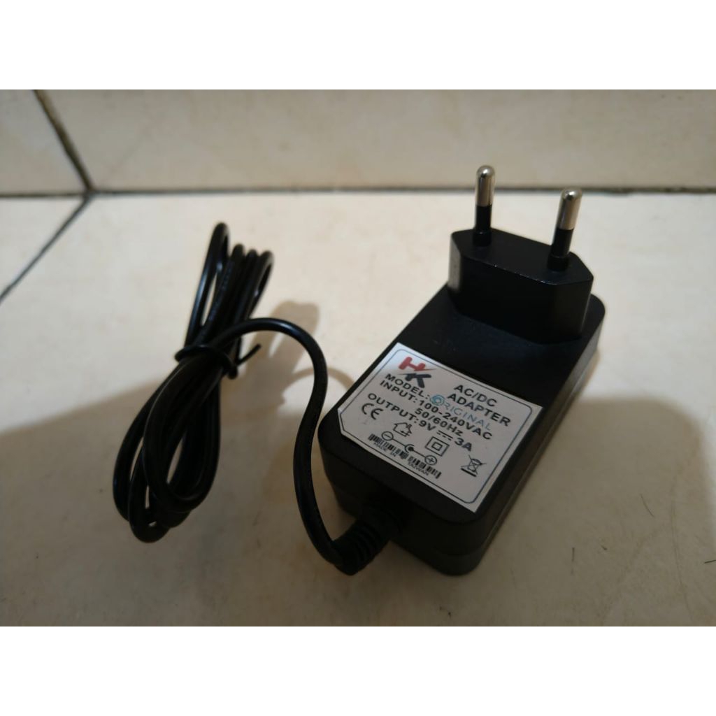 Jual adaptor 9v 3a charger 9 volt 3 ampere power supply set top box stb ...