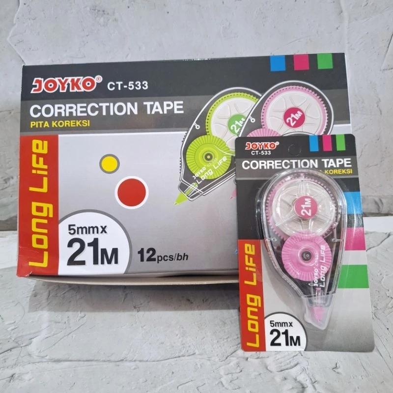 Jual Tipex Roll Joyko CT-533/PTL 21 meter | Shopee Indonesia