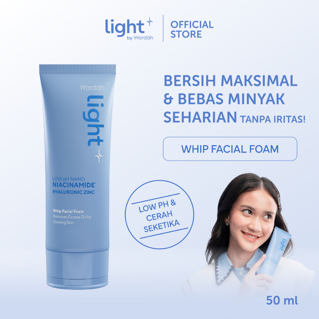 Jual Lightplus by Wardah Face Wash Low pH Nano Niacinamide Hyaluronic ...