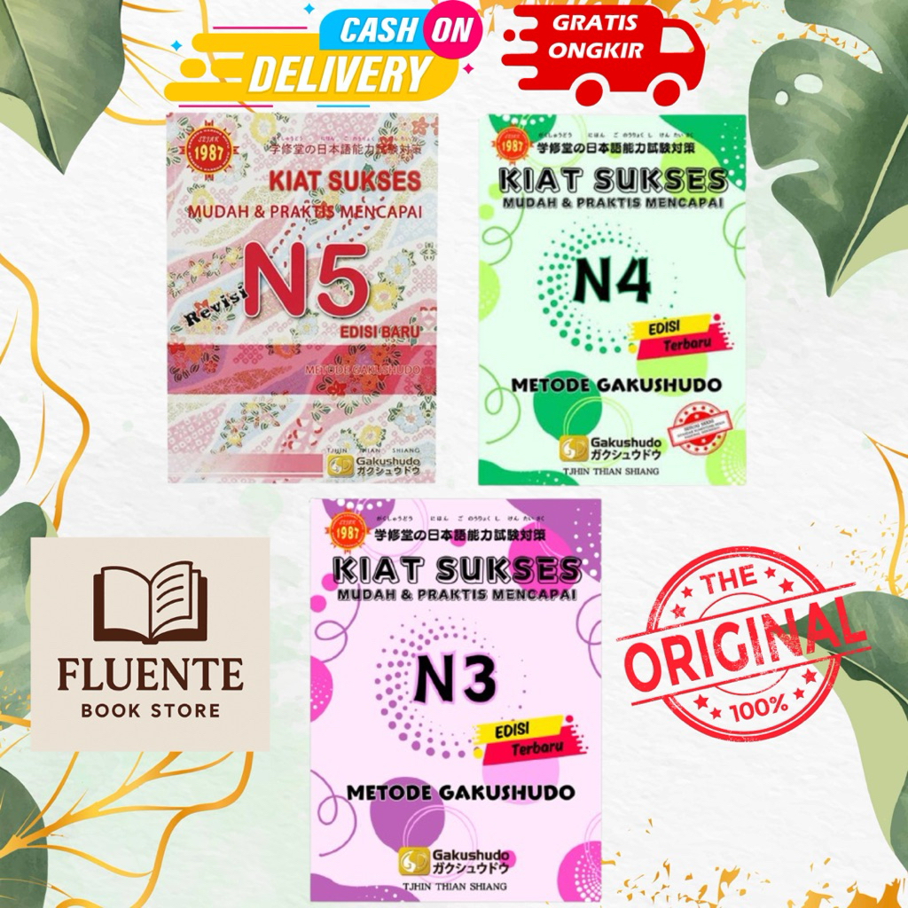 Jual Kiat Sukses Mudah & Praktis Mencapai N3, N4, Dan N5 Metode ...