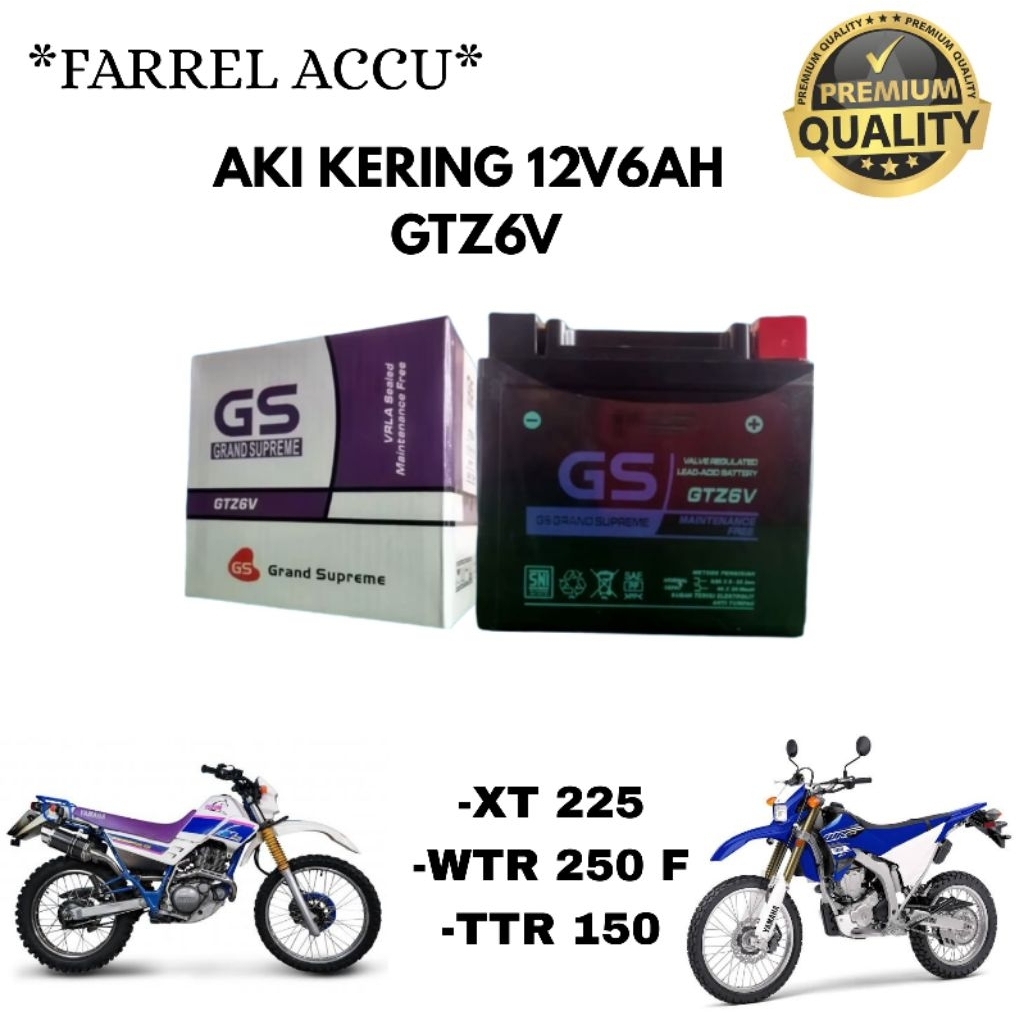 Jual AKI MOTOR YAMAH XT 225,WR 250,TTR 150 | Shopee Indonesia