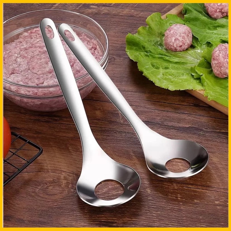 Jual Sendok Bakso Cetakan Pembuat Baso Stainless Steel | Shopee Indonesia