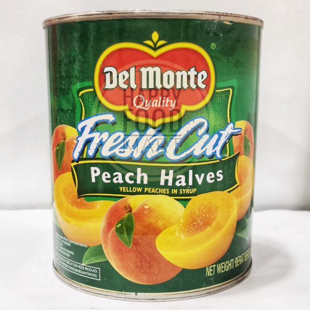 Jual [HALAL] DEL MONTE FRESH CUT PEACH HALVES 825 GRAM/DELMONTE PERSIK ...