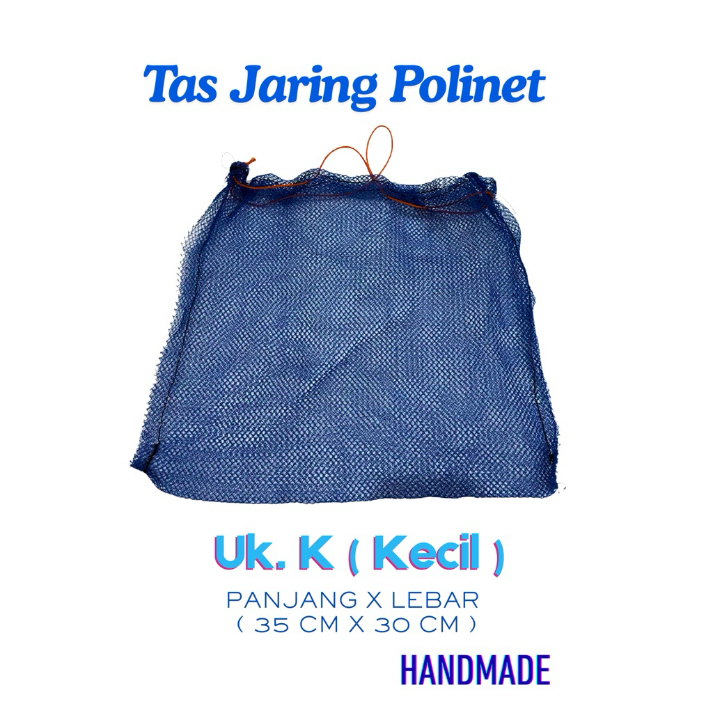 Jual Tas Jaring Polinet Warna Biru per pcs | Shopee Indonesia