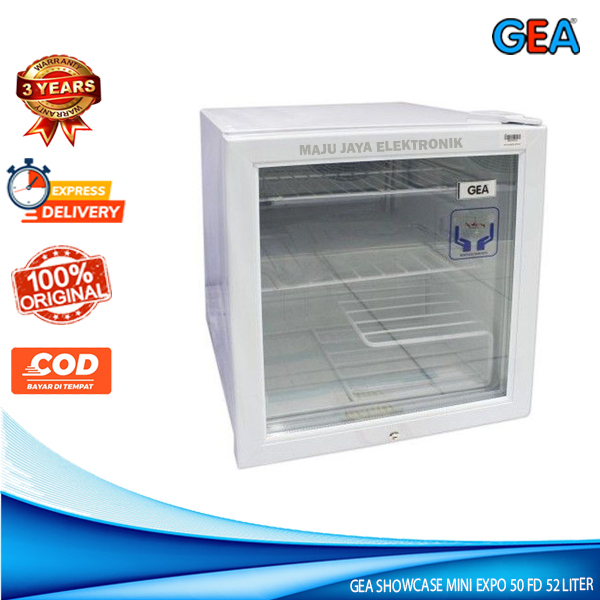 Jual Showcase Mini GEA EXPO 50 FD Chiller Display Cooler LED Frameless ...