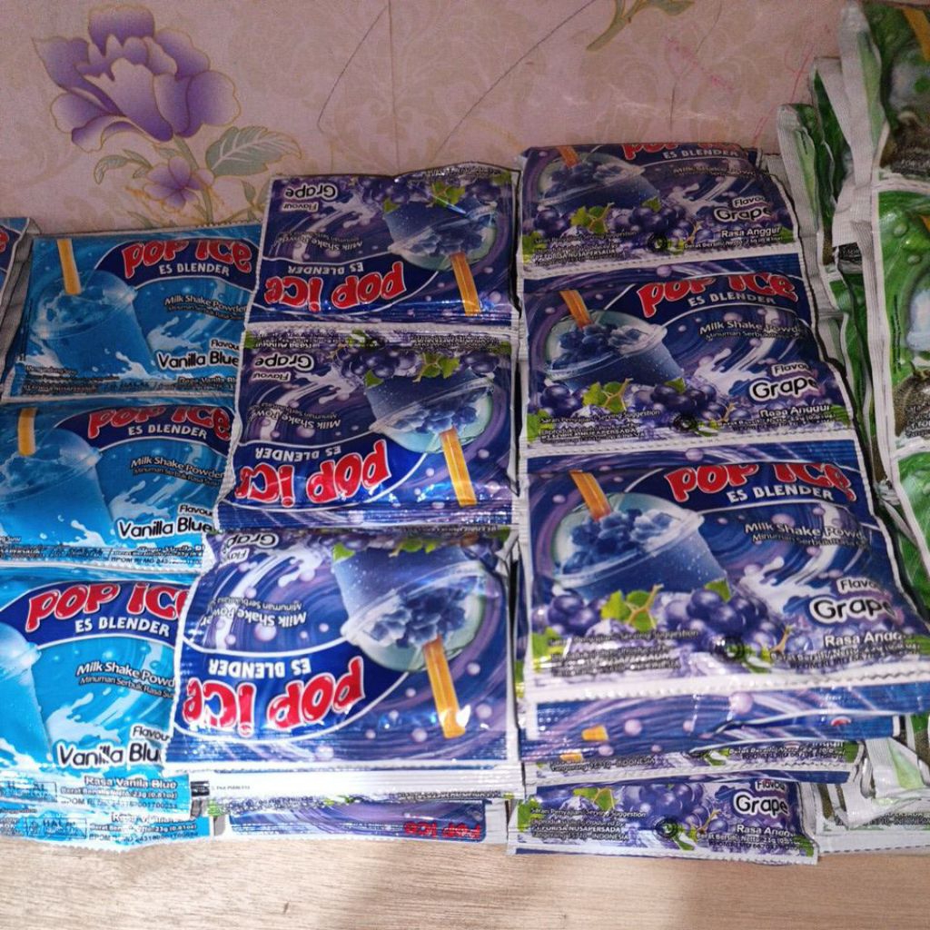 Jual pop ice minuman bubuk / renteng isi 10 | Shopee Indonesia