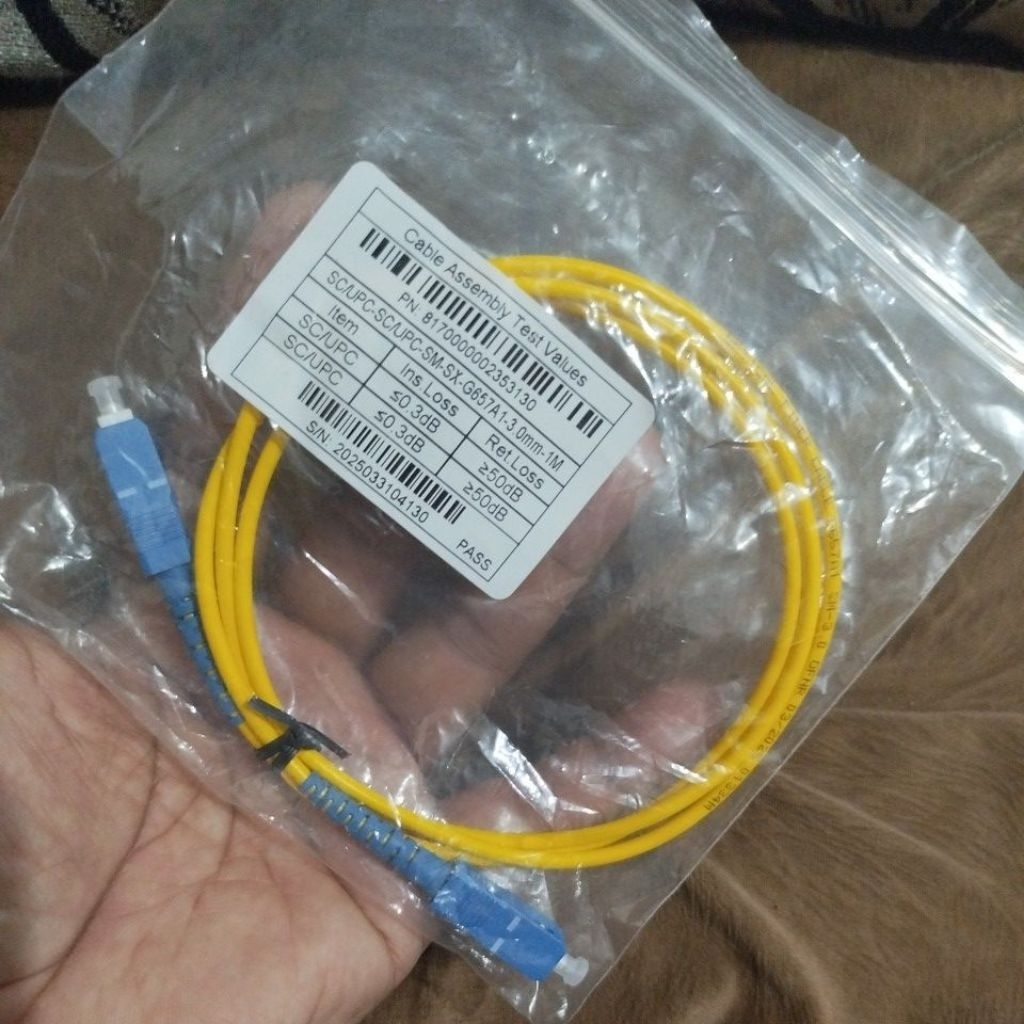 Jual patchcore 1m 3mm sc upc to sc upc | Shopee Indonesia