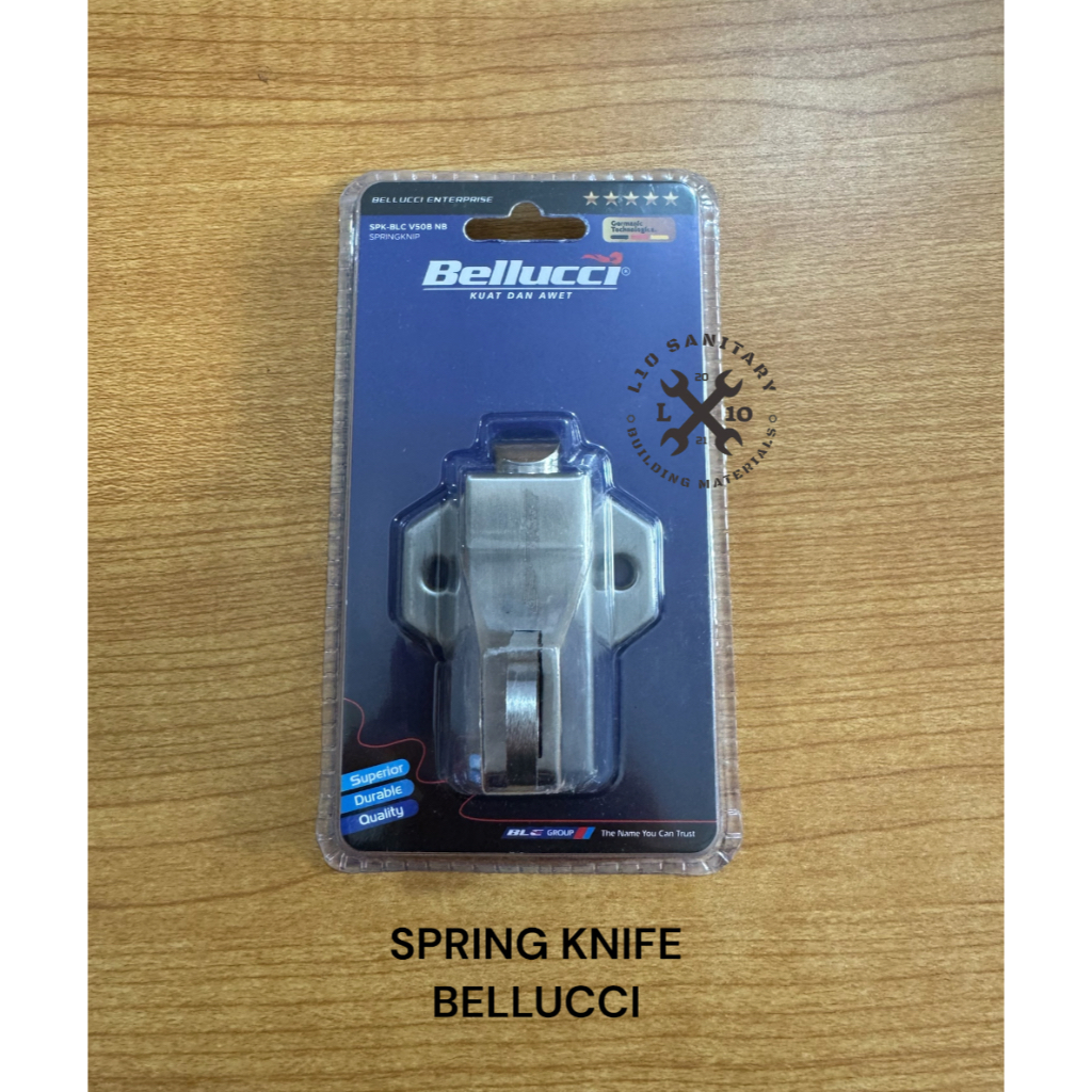 Jual Spring Knife BELLUCCI V50 / Spring Knip / Slot Kodok Jendela ...