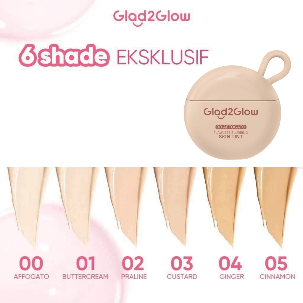 Jual [BPOM] Glad2Glow Flawless Blurring Skin Tint 30 gr | Shopee Indonesia