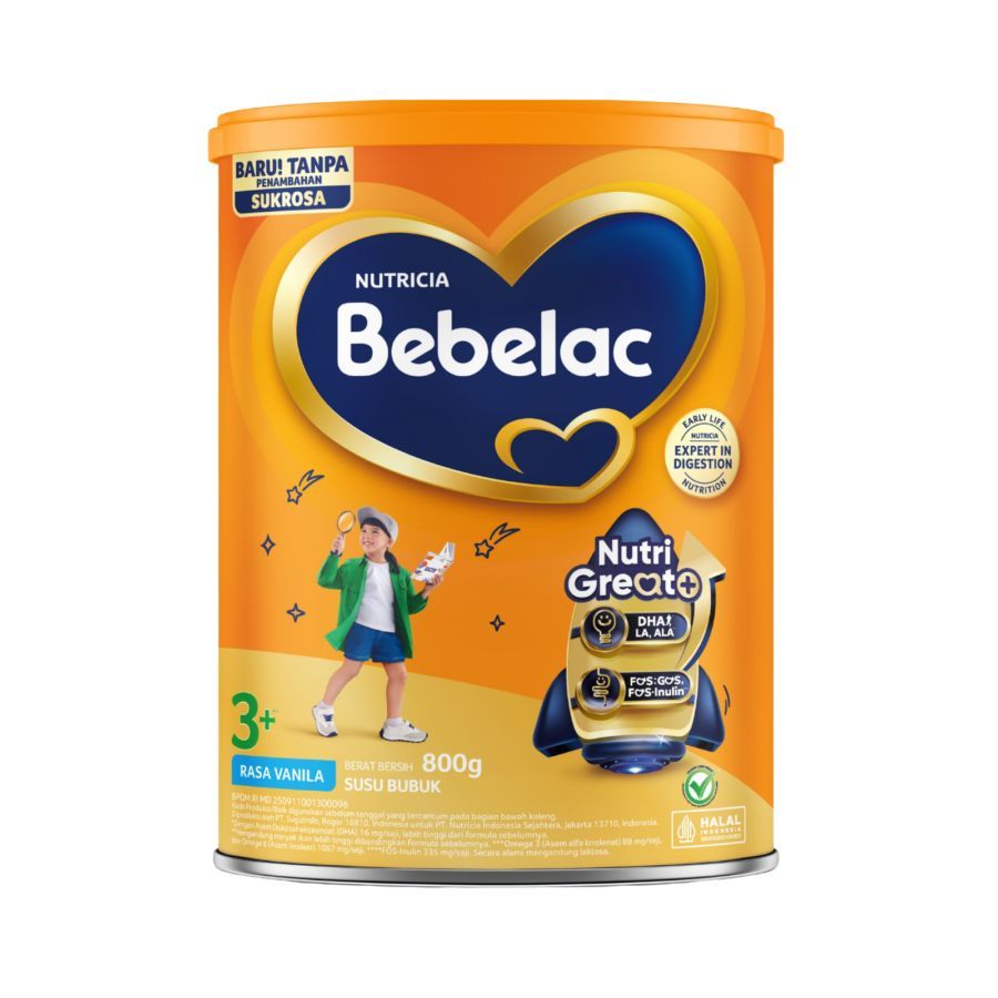 Jual Bebelac Tahap 3+ Vanila / Madu 800gr - ( UMUR 3+THN KEATAS ...