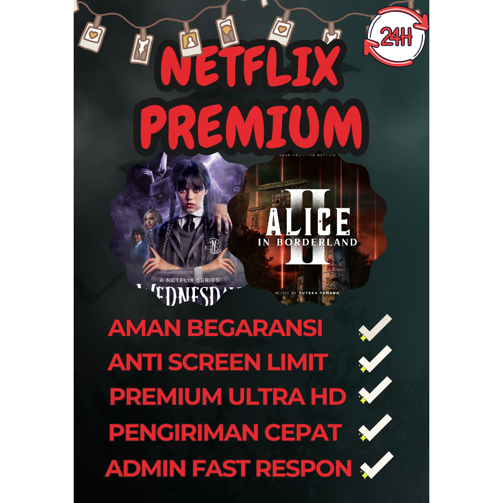 Jual NETFLIXX PREMIUN NETFLIXXX PREMIUM 1 BULAN FULLGARANSI 4K ULTRA HD ...