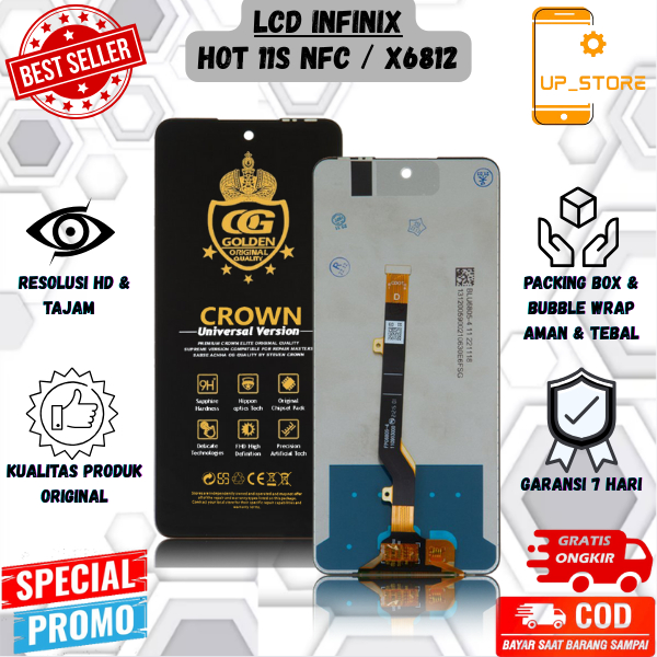 Jual LCD TOUCHSCREEN INFINIX HOT 11S NFC X6812B X6812 / INFINIX ZERO 5G ...