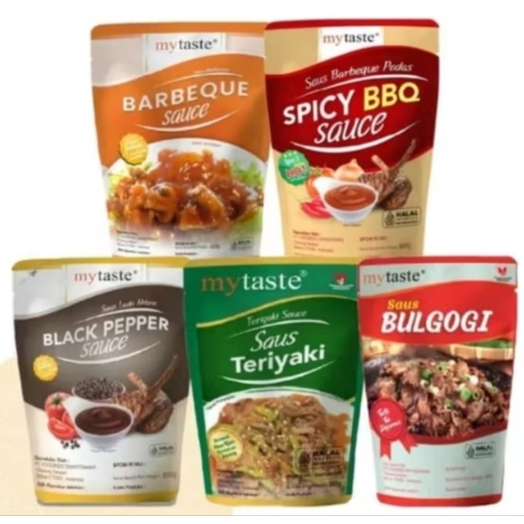 Jual My Taste 500 gr, My Taste Sauce Barbeque, Spicy BBQ Level 2, Level ...