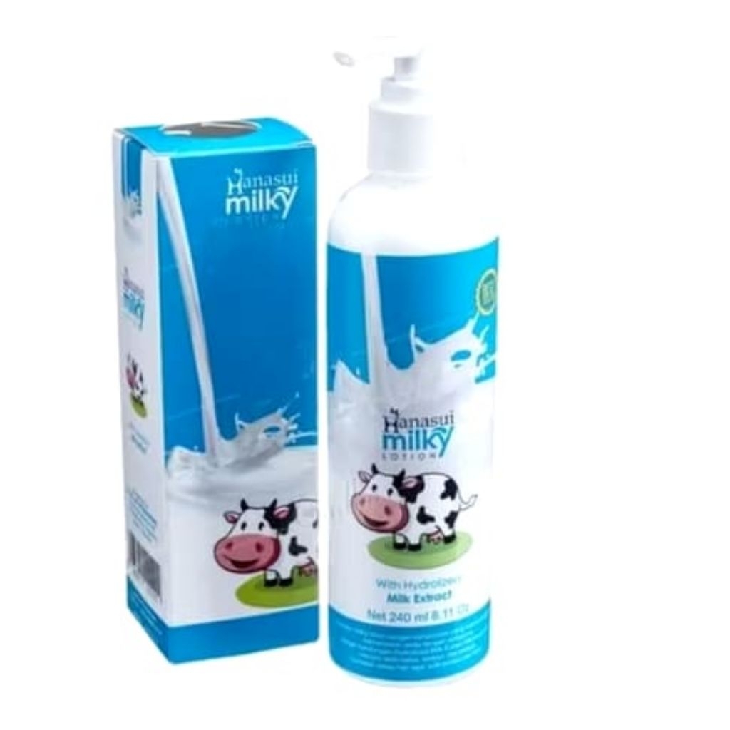 Jual Hanasui milky Body Lotion 240 ml Hand Body Pencerah kulit | Shopee ...