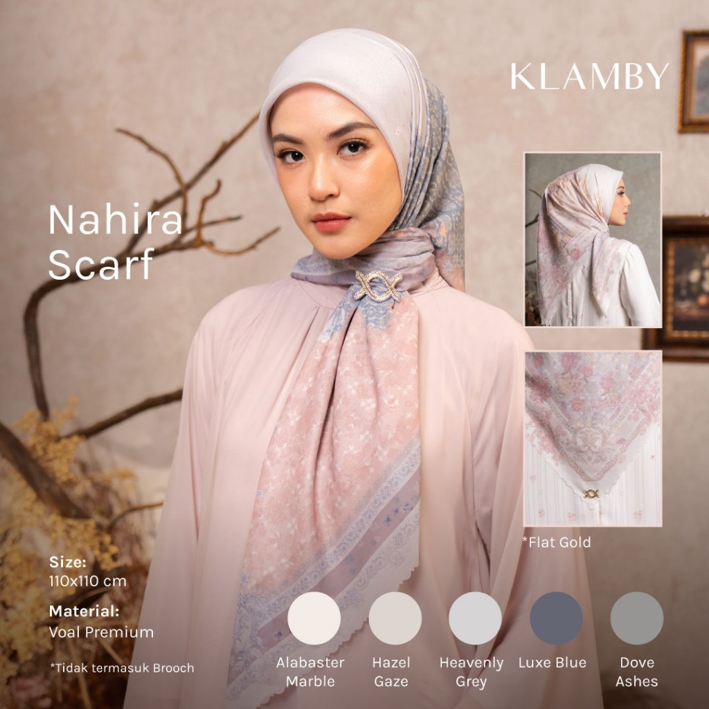 Jual Klamby - Nahira Scarf | Shopee Indonesia