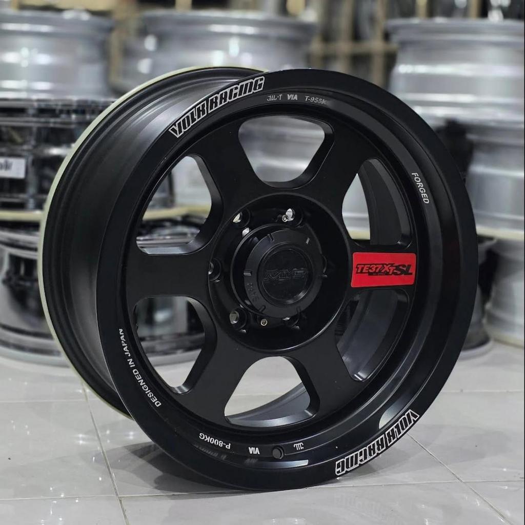 Jual velg mobil racing R18 TE37 LEBAR 9 ET 0 velg ring 18 Pajero Triton ...
