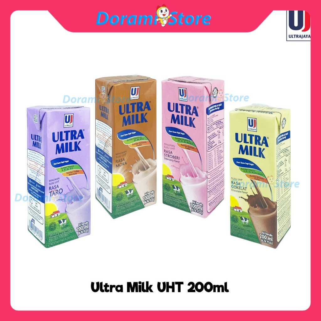 Jual Ultra Milk UHT 200ml / Susu UHT Fresh Milk (1 pcs) | Shopee Indonesia