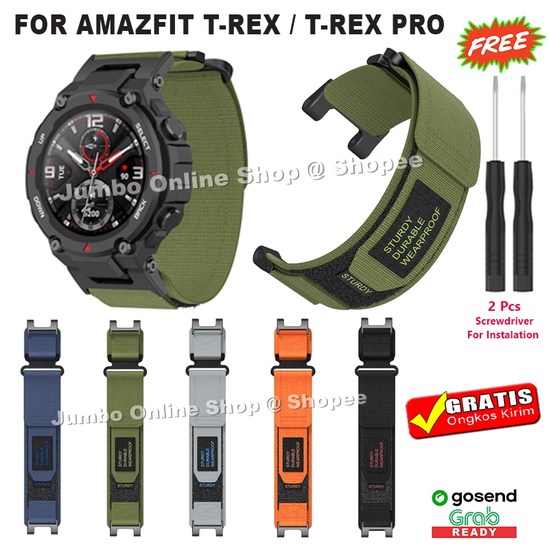 Jual Nylon Loop Strap For Amazfit T-Rex - Amazfit T-Rex Pro - TREX ...