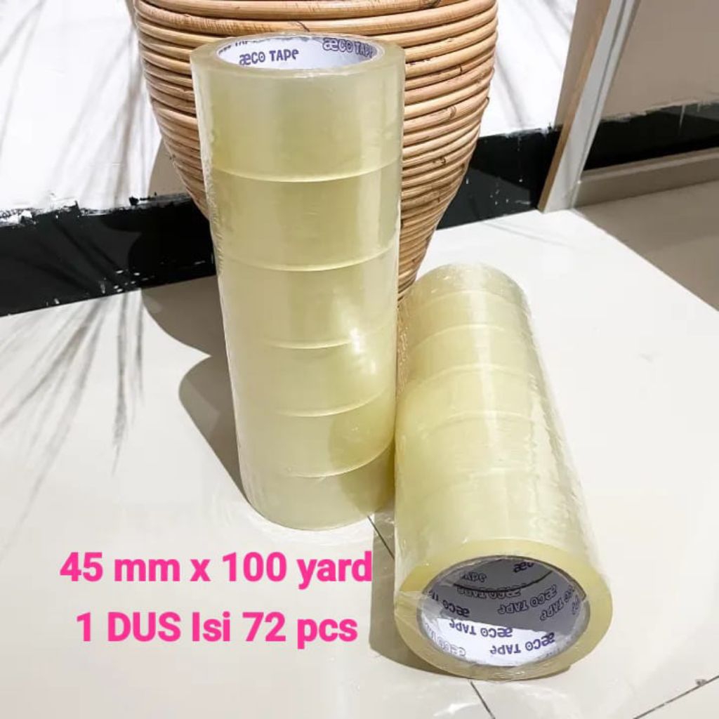 Jual LAKBAN BENING ISOLASI 45MM x 100 YARD PREMIUM SELOTIP 45x100 ...