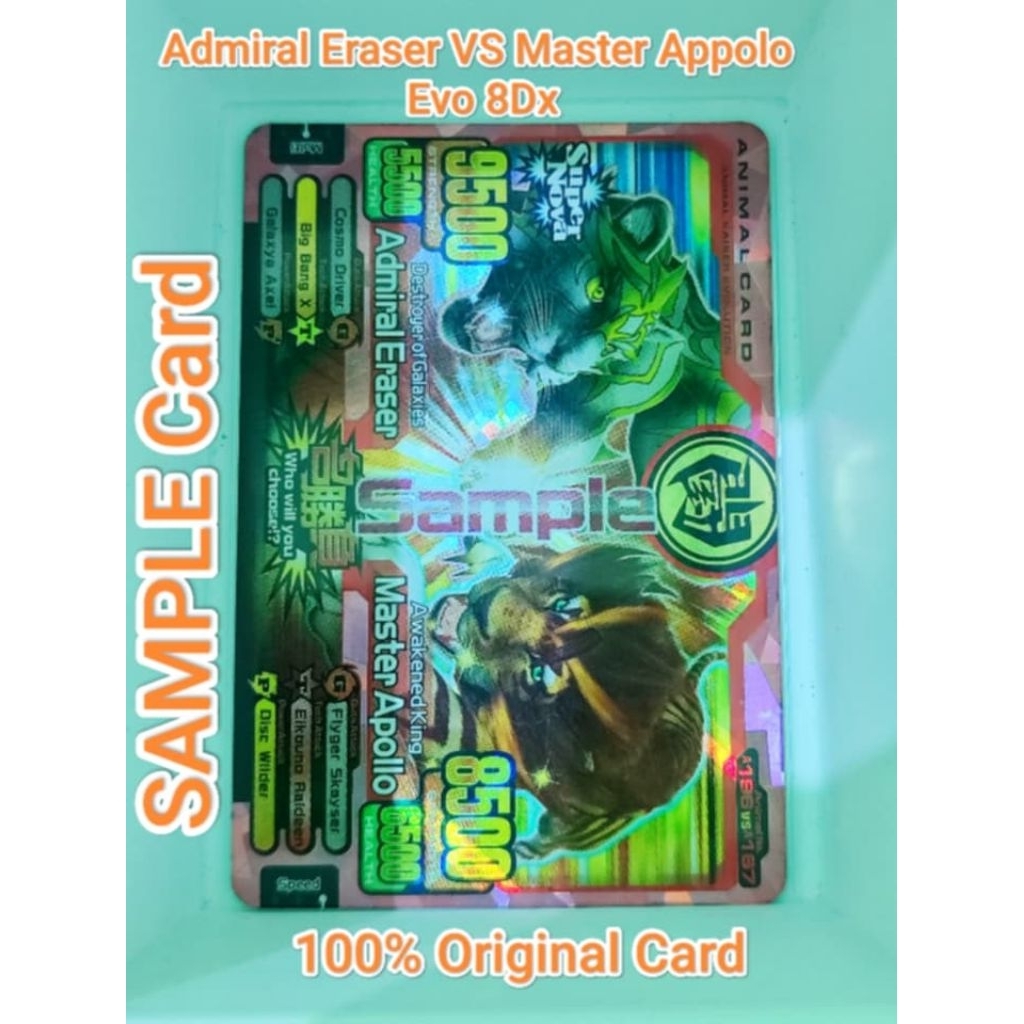 Jual Animal Kaiser Card UR miring VS Sample Evo 8DX 100% Original ...
