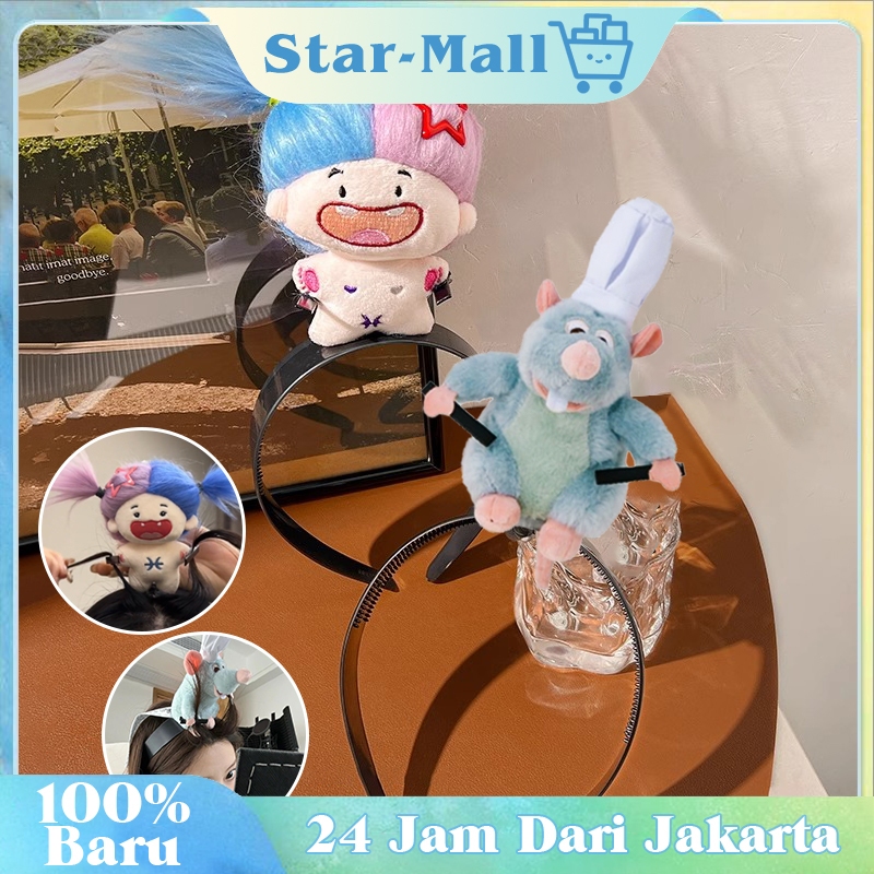 Jual Jepit Rambut Bando Lucu Bando Ratatouille Jepitan Bando Tikus ...