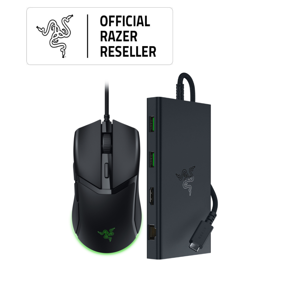 Jual Razer Cobra Gaming Mouse + Razer USB-C Dock Black | Shopee Indonesia