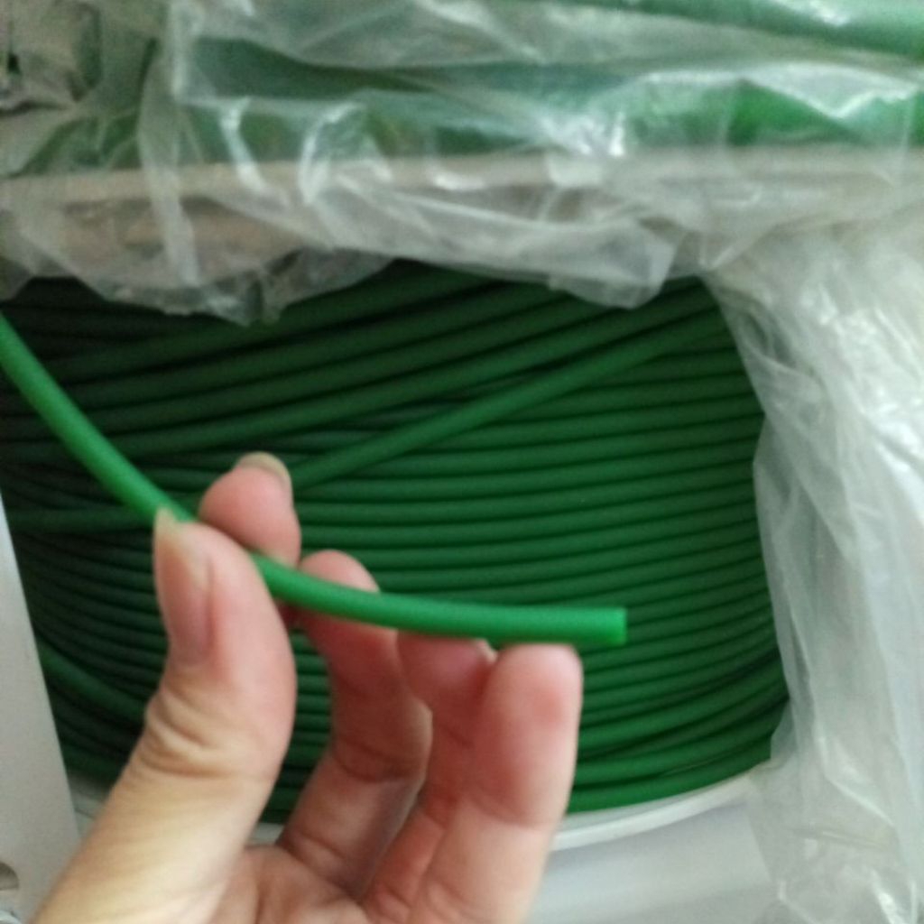 Jual PU Conveyor Belt Hijau Kasar Polyurethane Round Belts Green High ...