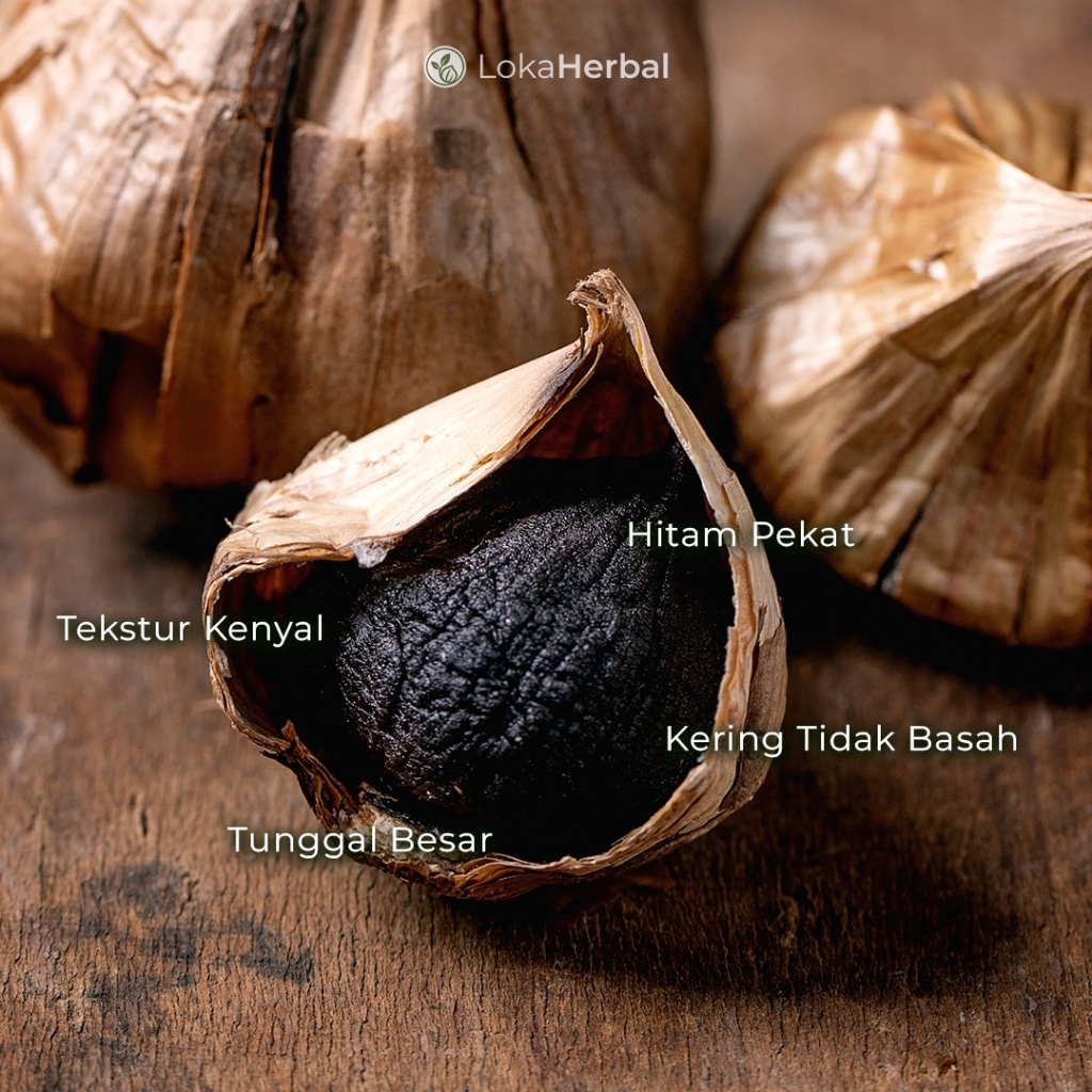 Jual Black Garlic Bawang Hitam Tunggal Premium Loka Herbal 125 Gram | Shopee Indonesia