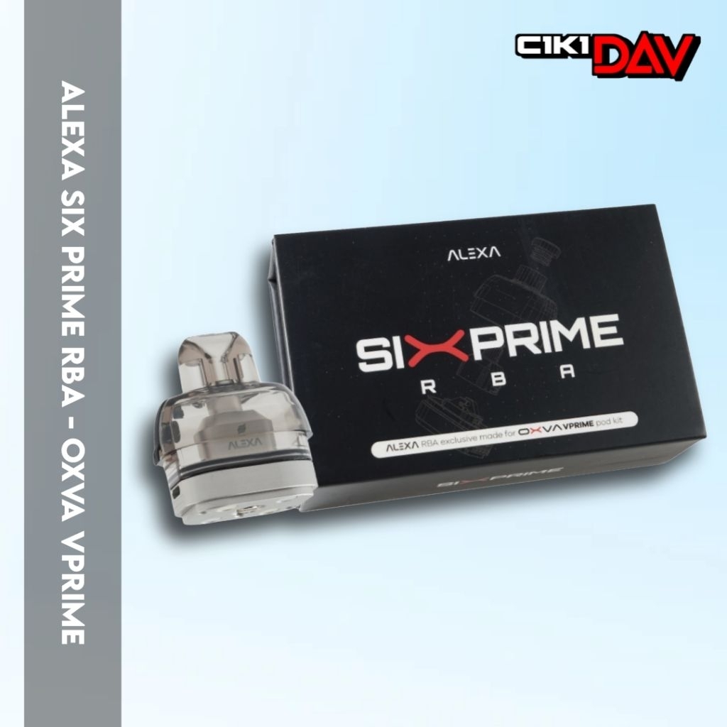 Jual ALEXA Six Prime RBA - OXVA VPRIME authentic | Shopee Indonesia