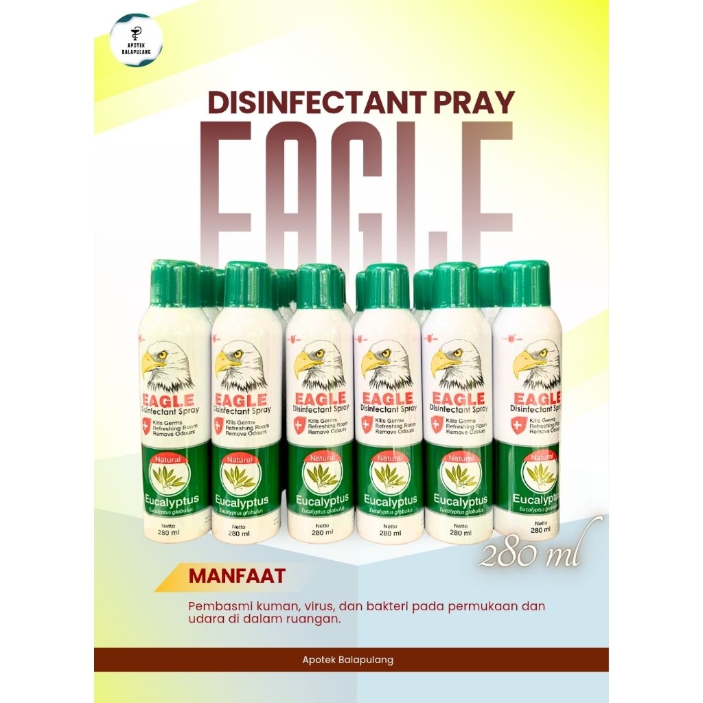 Jual LANG Eagle Spray Disinfectant @280ml/ botol | Shopee Indonesia