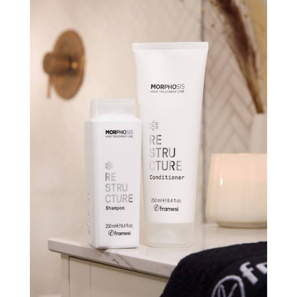 Jual FRAMESI MORPHOSIS RESTRUCTURE SHAMPOO/CONDITIONER 250ML/1000ML | Shopee Indonesia