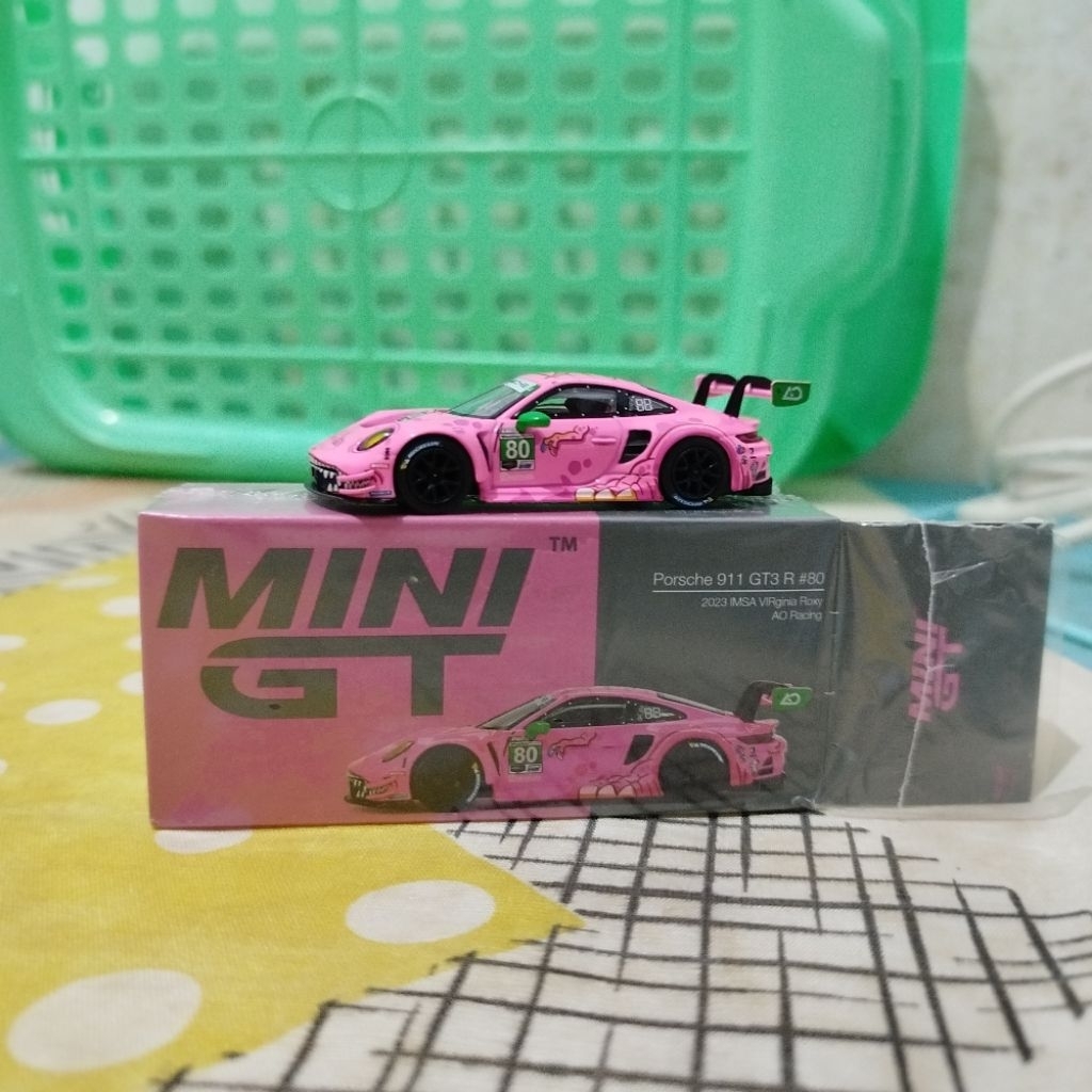 Jual MINI GT PORSCHE 911 GT3 R ROXY | Shopee Indonesia