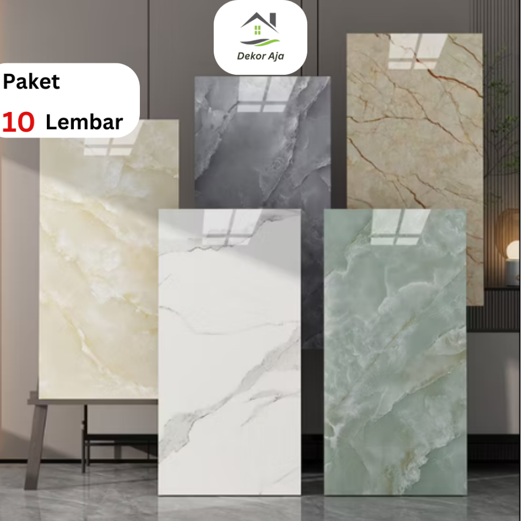 Jual PAKET 10 PCS Wallpaper Vinyl Marble / Wallpaper Dinding Vinyl ...