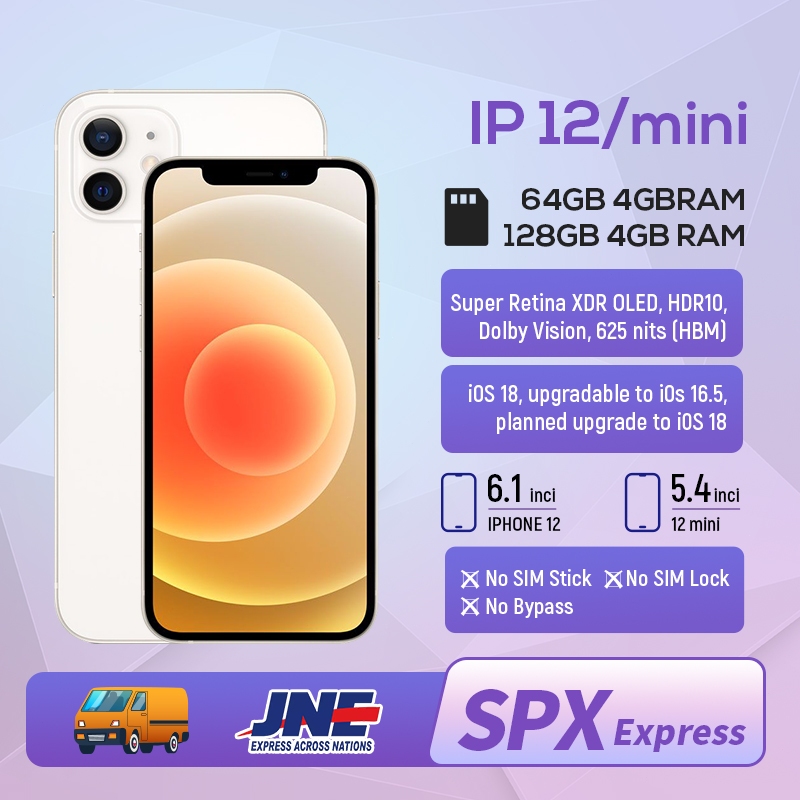 Jual iP12 & 12mini RAM256GB128GB64GB Second BEKAS ORIGINAL100%MULUS ...