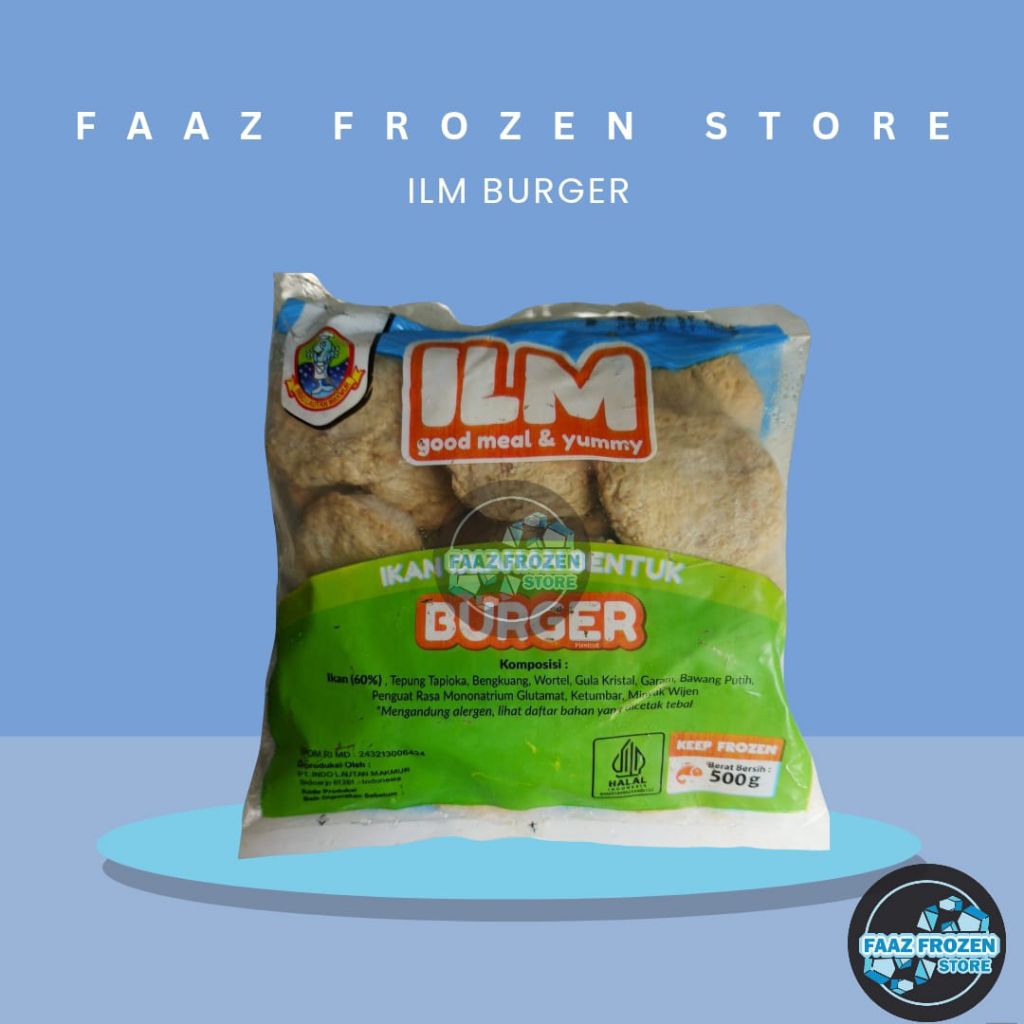 Jual Tempura Burger 500gr ILM tempura gepeng | Shopee Indonesia