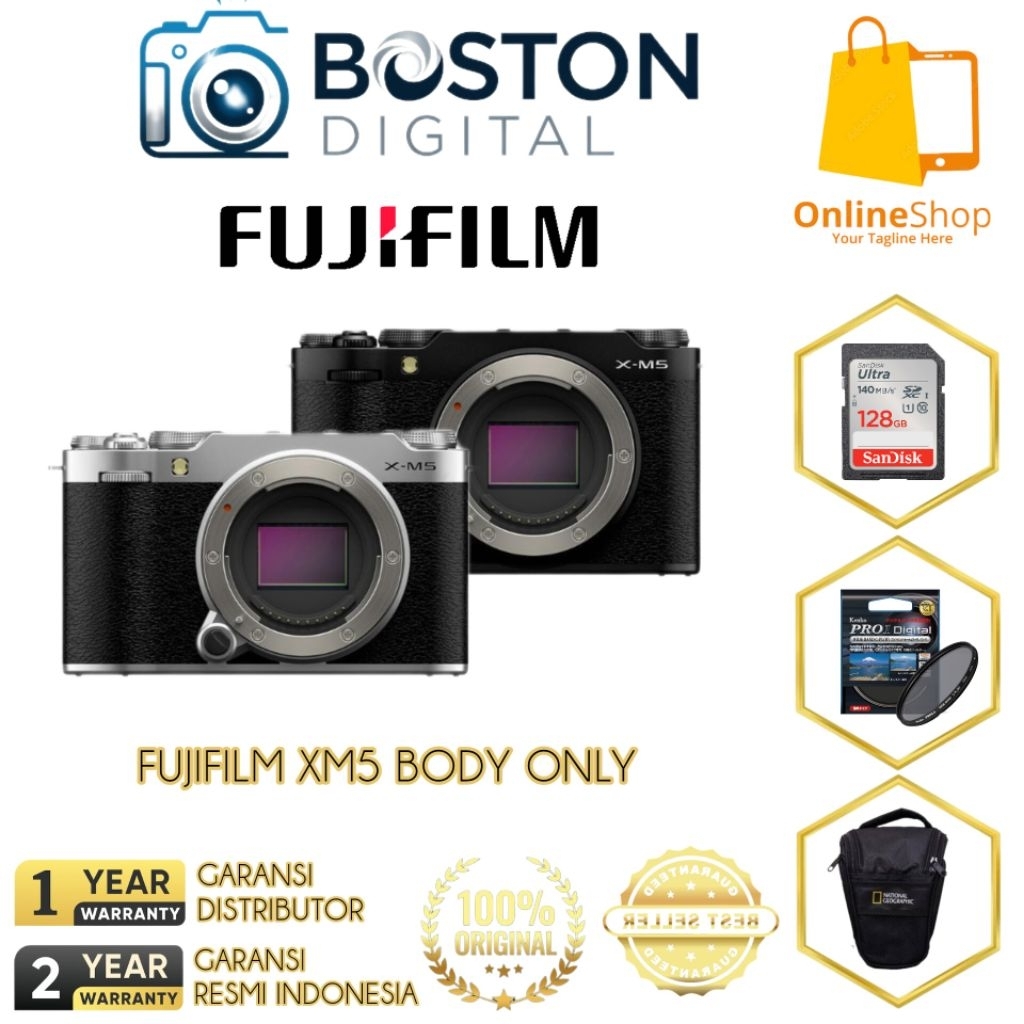 Jual FUJIFILM XM5 BODY ONLY / CAMERA MIRORLESS XM5 BODY ONLY / XM5 FUJI ...