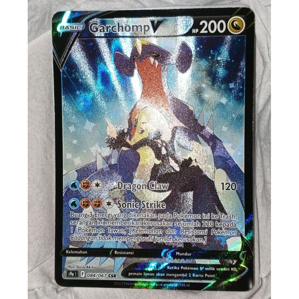 Jual pokemon card Garchomp V csr Cintya | Shopee Indonesia