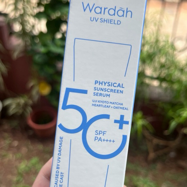 Jual Wardah UV Shield Physical Sunscreen Serum SPF 50++++ [New ...