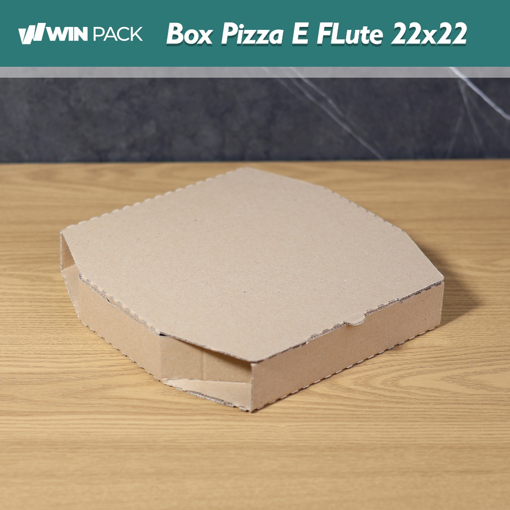 Jual Isi 20 Pcs Box Pizza Size 22x22x4 cm | Box Pizza 20x20 | E Flute ...