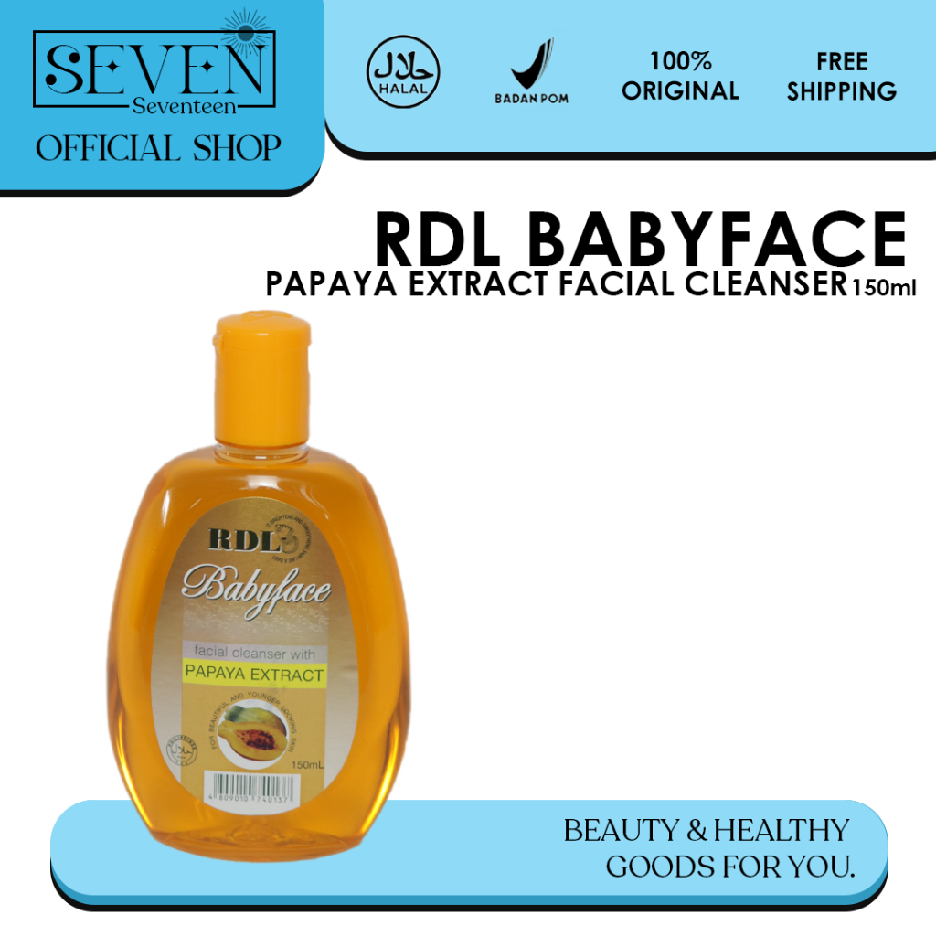 Jual RDL Facial Cleanser Papaya Extract - Pembersih Wajah Face Wash ...